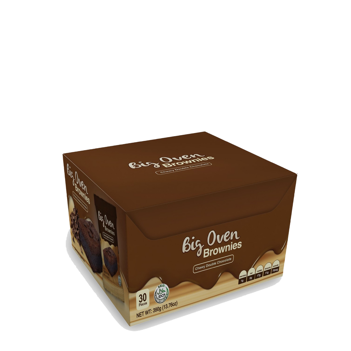 Retail Box Chewy Double Chocolate Brownies 390g – ChocoVron